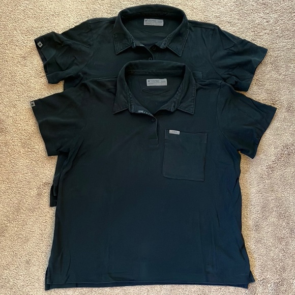 Figs | Pants & Jumpsuits | 2 Figs Black Polo Top And Technical Bottom ...